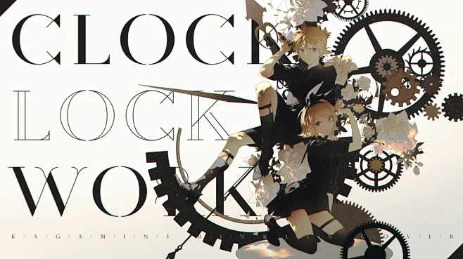 clock lock works/Rellaのイラスト-花瓣网