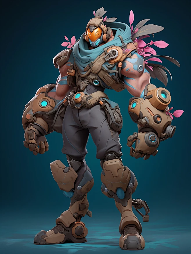 mr-pumpkin-esc-a-stylized-character-of-bio-booster-armor3d-renderunreal ...