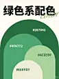 绿色色卡颜色大全名称 - 小红书搜索-花瓣网