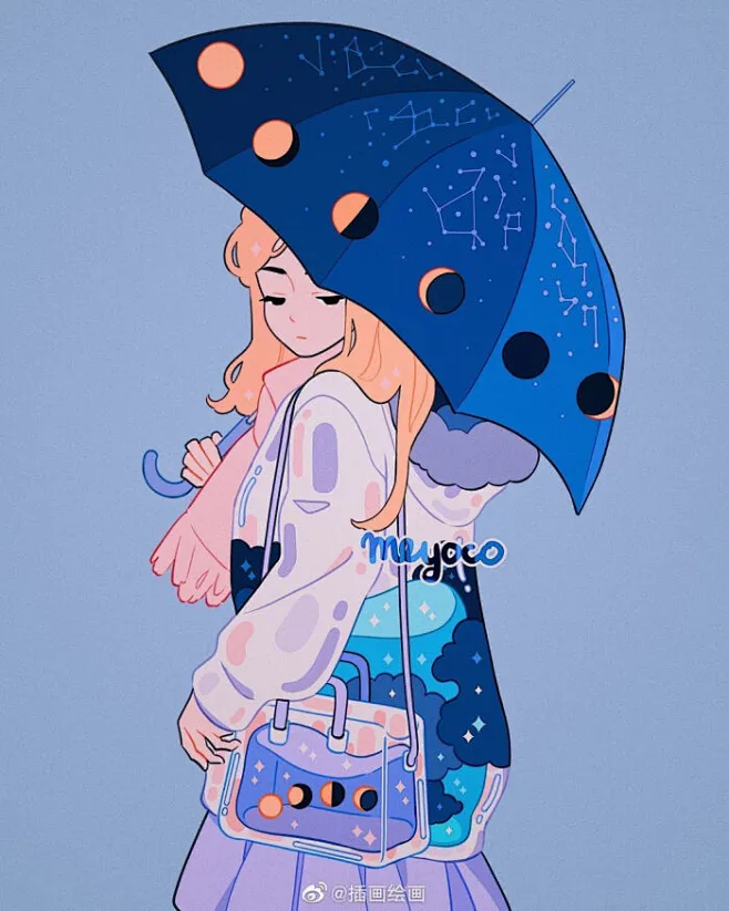 插画师：meyoco-花瓣网