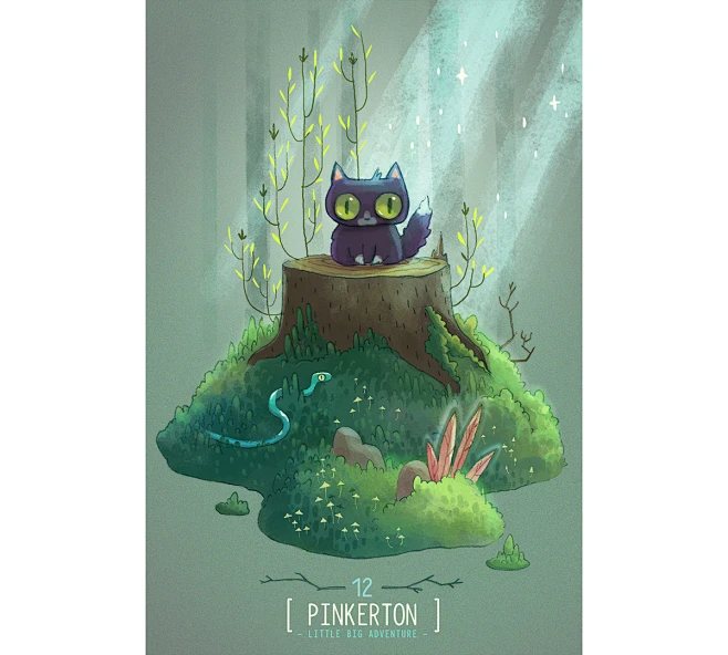 Pinkerton: Little Big Adventure : A series of 20 illustrations about ...