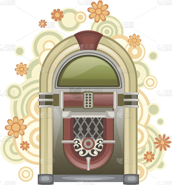 自动点唱机素材-花瓣网