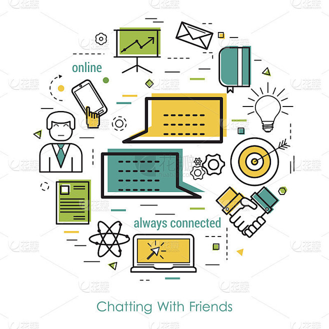 线条艺术概念- LMS