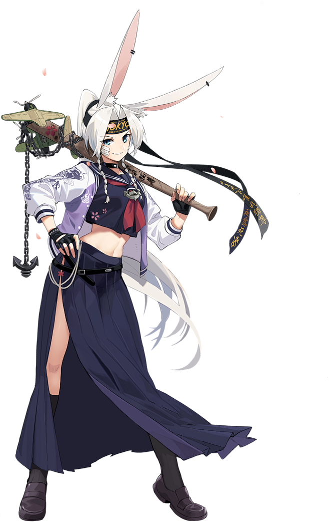 碧蓝航线游戏人物角色立绘 - 板绘绘画教程学习公众号：板绘 (142)