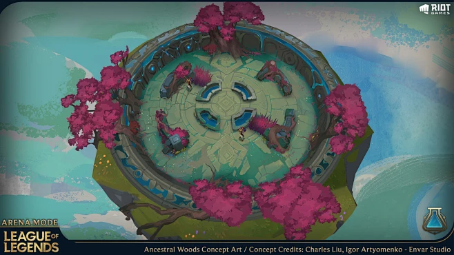 LoL Arena Concept Art-花瓣网