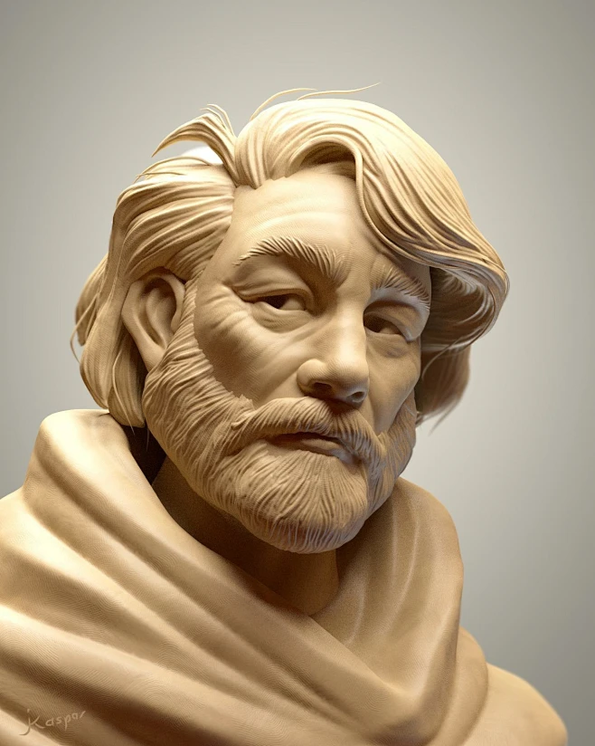 SculptJanuary 17 - Day 10: Man, Julien Kaspar : (4 h sculpting) Based ...