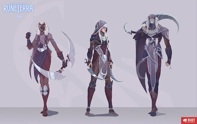 {游戏系列}美国RUNETERRA符文传说（UI,角色，场景）-花瓣网