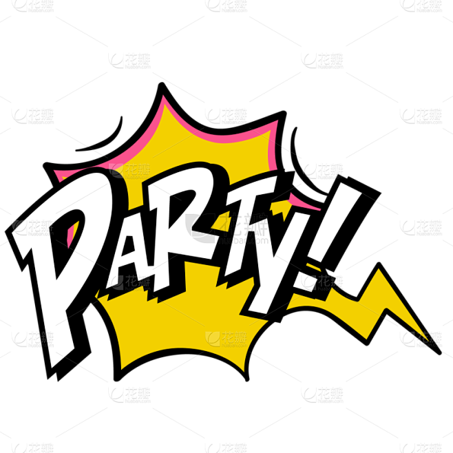 Comic Style Text Sticker