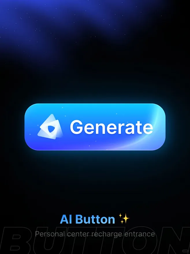 AI 生成按钮丨Generate button - 小红书-花瓣网
