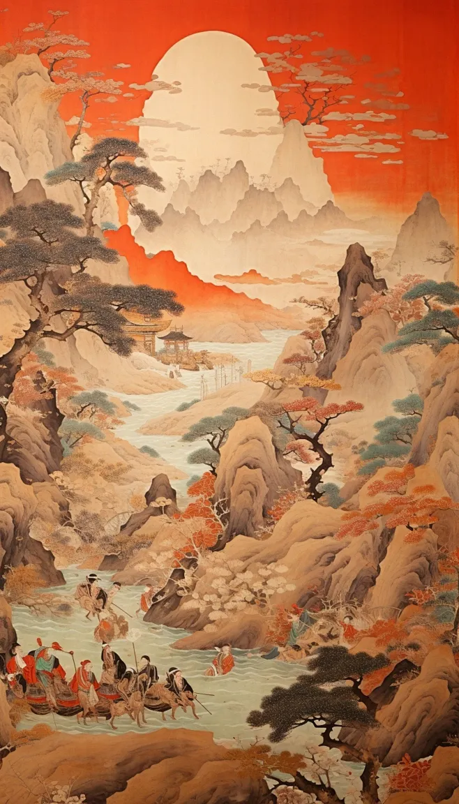 Discover the beauty and charm of an ancient Japanese painting! This ...
