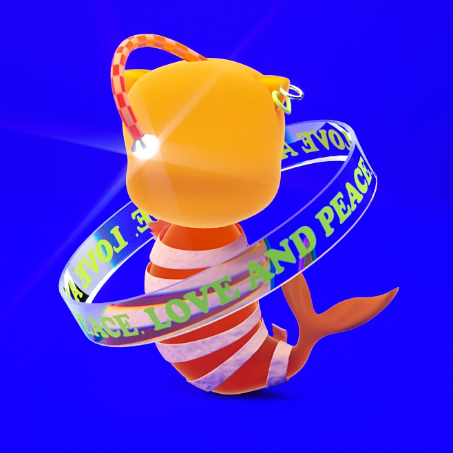 3D c4d cartoon Cartoons concept art Digital Art IP nft toy 卡通形象-花瓣网