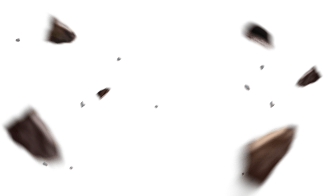 飞溅碎石悬浮石头假山岩石鹅卵石石块石免扣PNG免抠设计元素素材