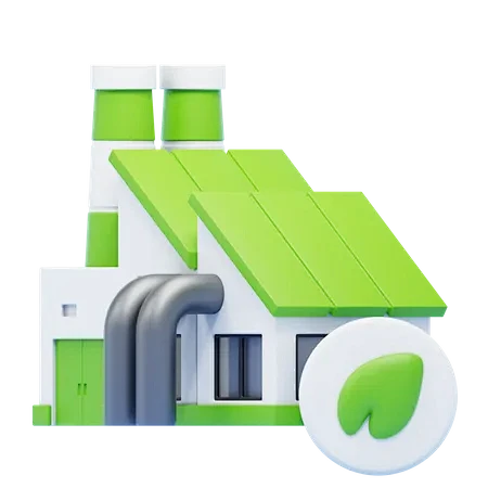 Factory 3D Icon
