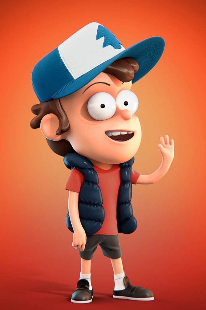 Dipper Pines, Yury Muzyrya : A quick tribute to the "Gravity Falls ...