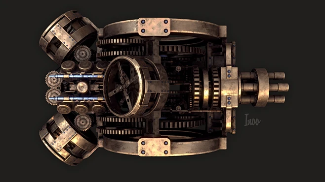 Steampunk Floating Cannon, Ihsaan Ahmed : Something i did for a ...