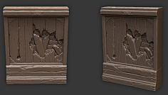 Zbrush_wood-花瓣网|陪你做生活的设计师