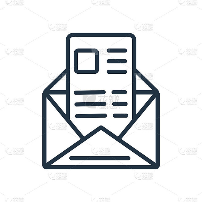 邀请图标矢量孤立在白色背景，邀请标志