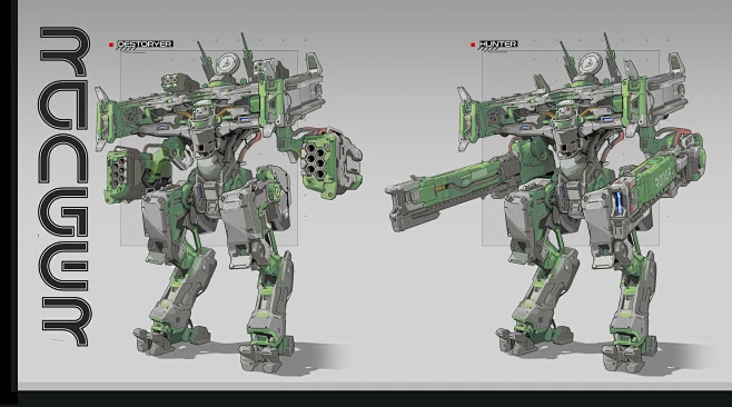 Mech Ranger-花瓣网