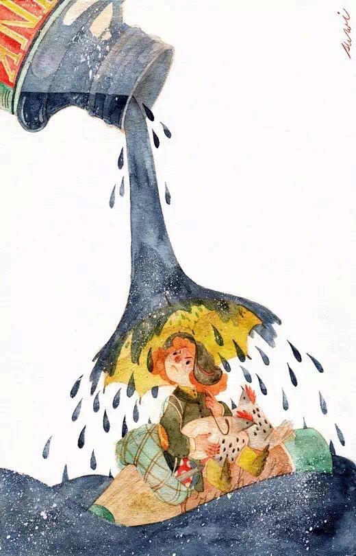 插画师suwi一组童话插画