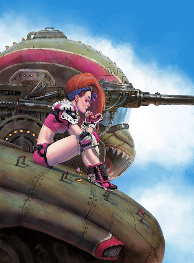 MAGENTA, Daniel Landerman : I doubled up with INKtober and practicing ...