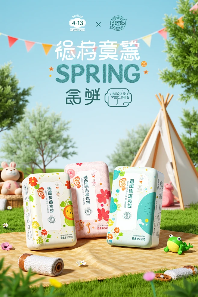 美妆-电商KV（V3.0）-LoRA-玩设计-LiblibAI-花瓣网