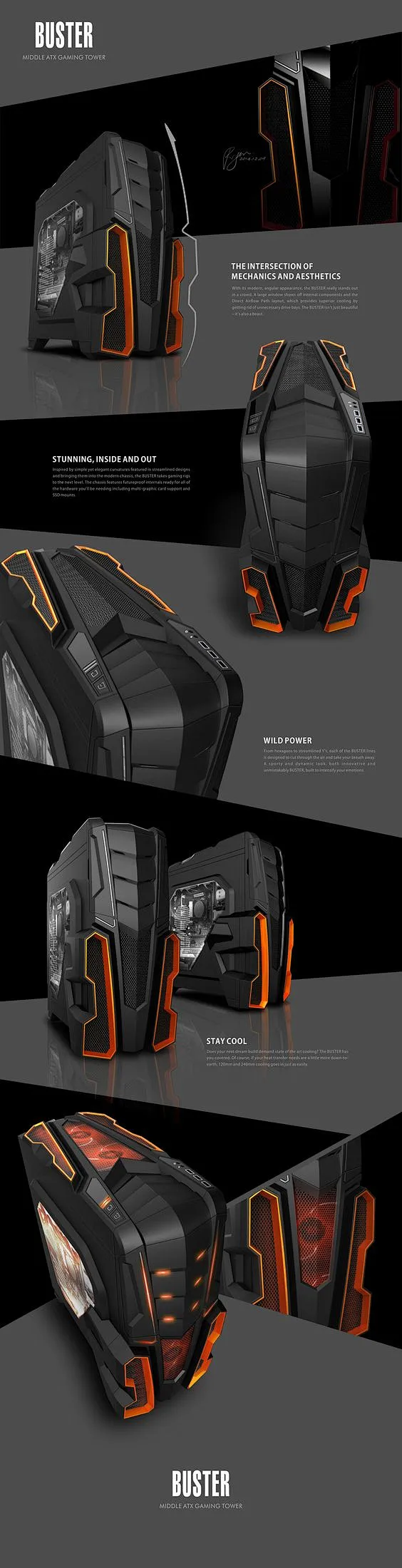 BUSTER - PC Case on Behance: -花瓣网