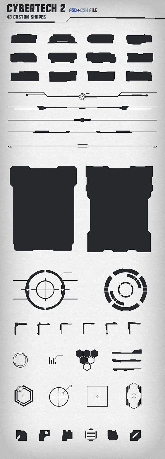 43 Cybertech Shapes [2] by VengeanceMK1 on deviantArt: -花瓣网
