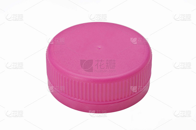 白色背景,瓶盖,粉色,一个物体,塑胶,分离着色,白色,循环利用,空白的,图像