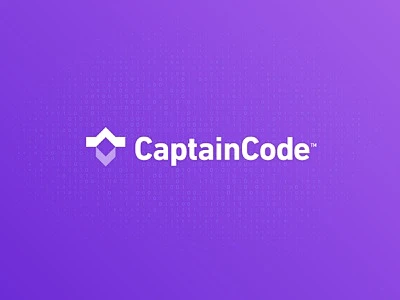 CaptainCode - Logo Design bracket fintech creative logo design visual identity design identity ...