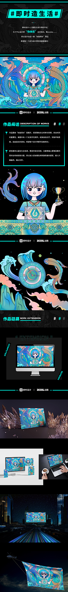 插画-瑟琳娜Selina-花瓣网|陪你做生活的设计师 | 女神节海报