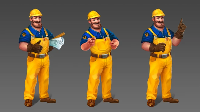 Characters, Playrix Games : Characters by Playrix Games on ArtStation.-花瓣网