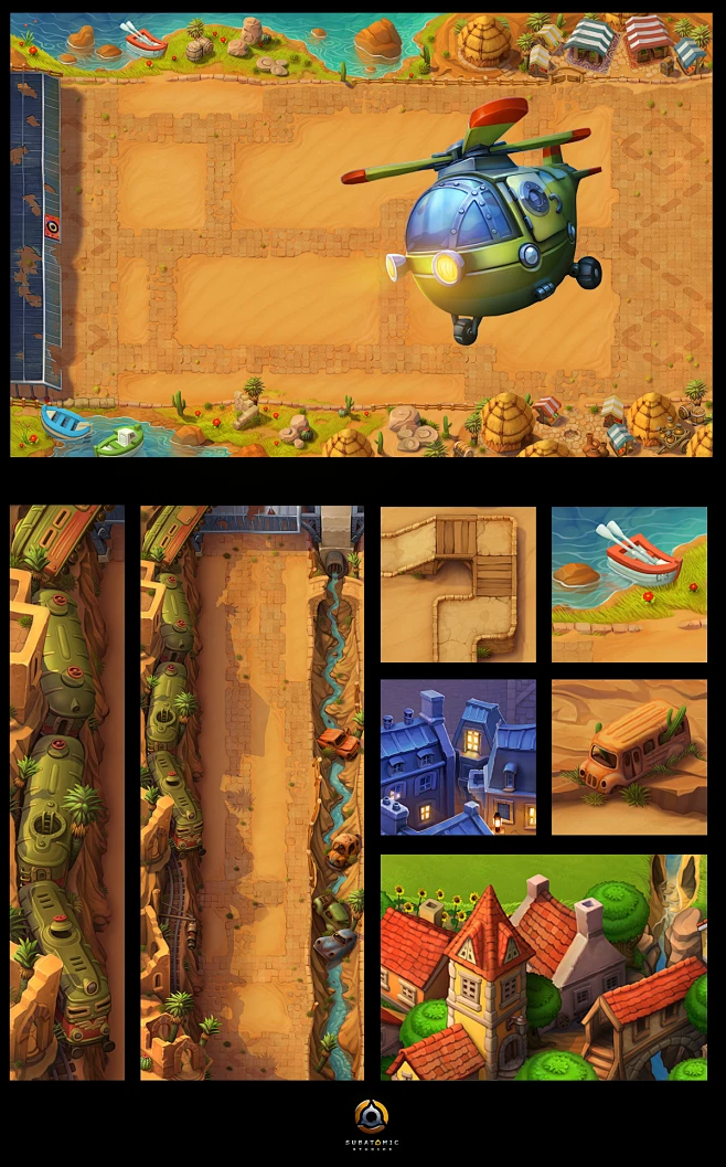 Fieldrunners 2 Maps, Kosta Atanasov : These are some of the ingame maps of the awesome tower ...