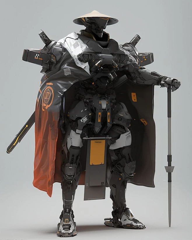 Cyberpunk Robots-花瓣网