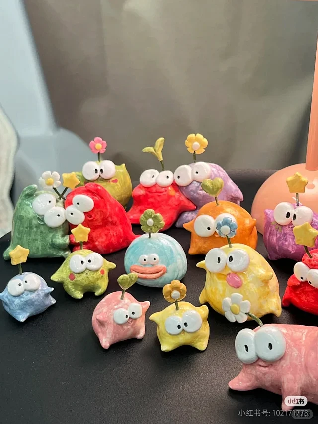 石塑粘土 动物 - 小红书搜索-花瓣网