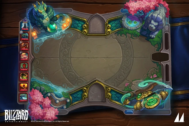 Hearthstone Board Art | Jade Gardens-花瓣网