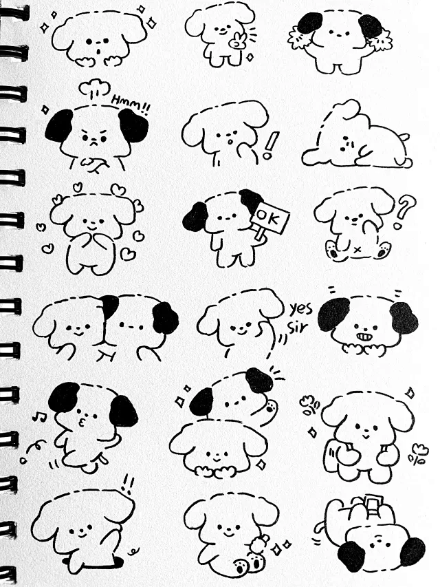 小狗表情包 - 小红书搜索-花瓣网