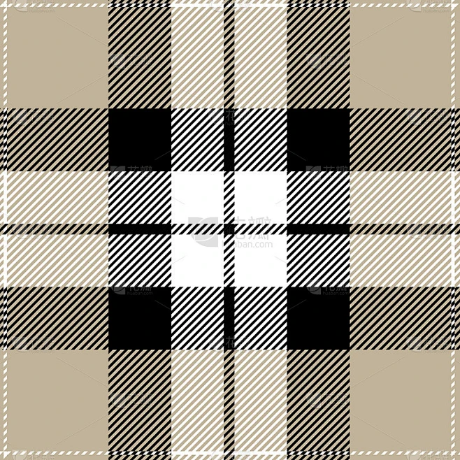 Gray And Black Tartan Plaid Decorative Pattern Bac素材-花瓣网