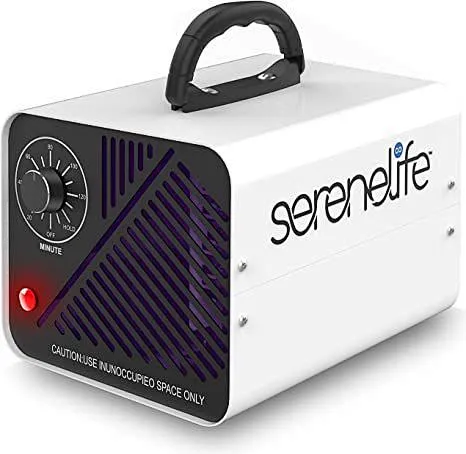 SereneLife 10,000mg/h Compact Ozone Generator - Commercial Ozone Generator Portable Industrial ...