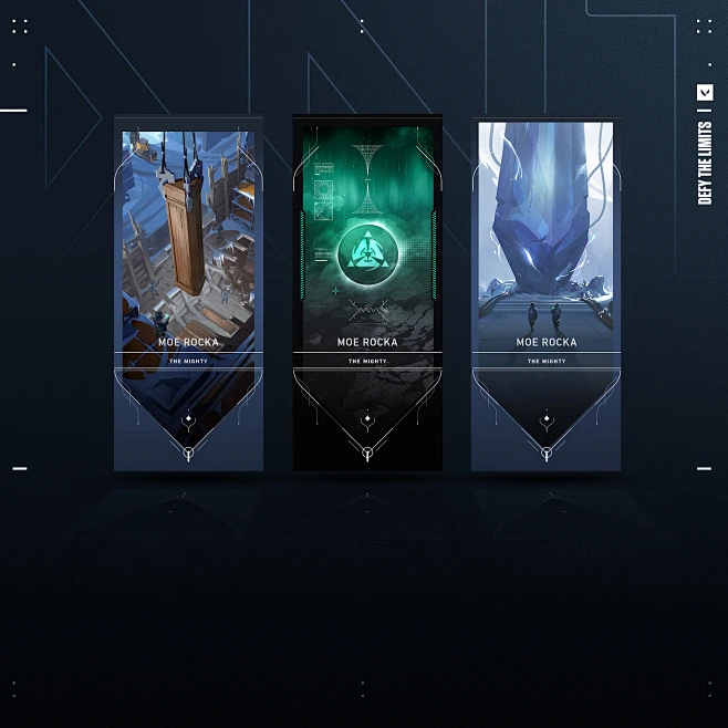 VALORANT Player Cards by Moe Radke for Riot Games on Dribbble-花瓣网