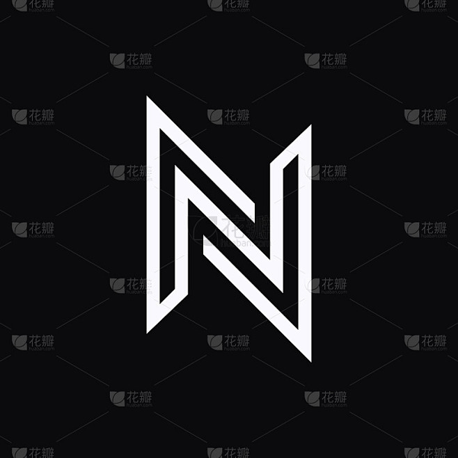 字母n标志设计模板图片_其他图片图片素材-花瓣网