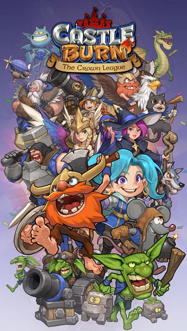 Castle Burn - RTS Revolution : 以戰略來一決勝負的PvP遊戲，歡迎各位領主蒞臨魔幻RTS手遊－火戰攻城的世界。火柱、炮塔、維京人、飛龍…全都是厲害角色。和強大的 ...