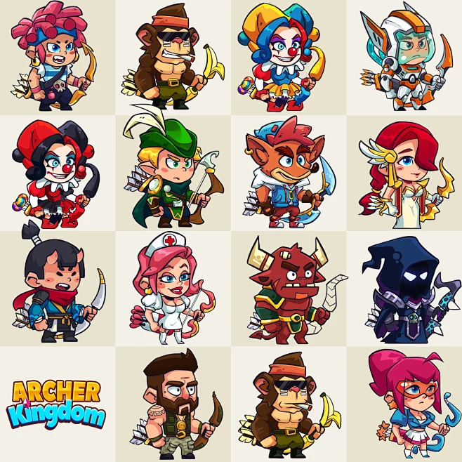 Merge Archer characters list-花瓣网