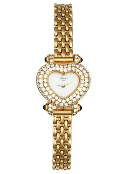 Chopard Diamond Heart Watch by Chopard at Gilt-花瓣网