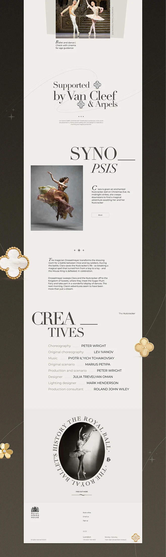 art ballet design grid opera redesign UI/UX uprock Web Project-花瓣网