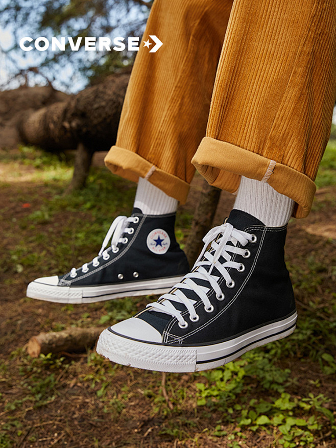 CONVERSE匡威官方 All Star经典款高帮复古帆布鞋情侣鞋101010-tmall.com天猫