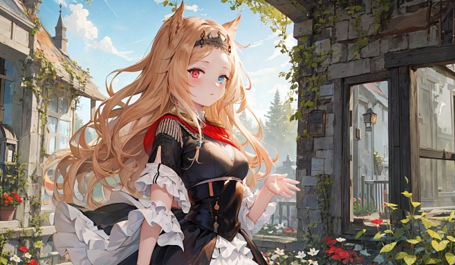 #明日方舟 空弦&新画风丨横屏 - ℕ 的插画