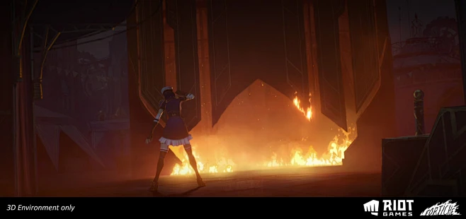 Arcane Act II, Florian Pasquier : I've worked as a 3D environment ...