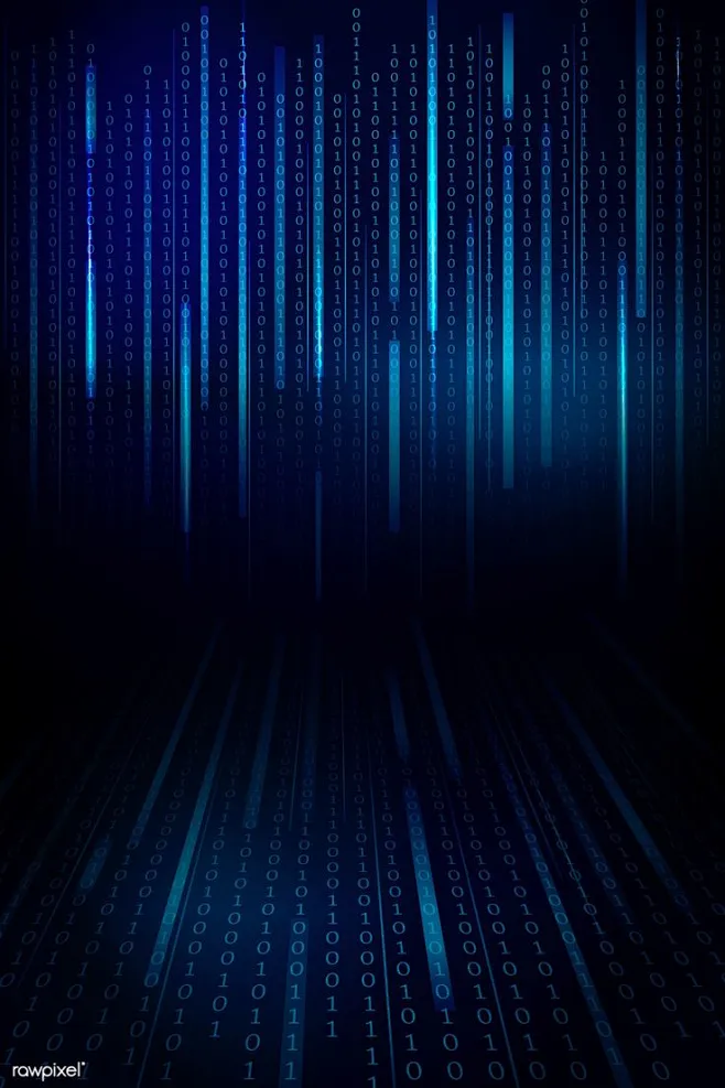 Download free vector of Stream of binary code design vector by Aew abo-花瓣网