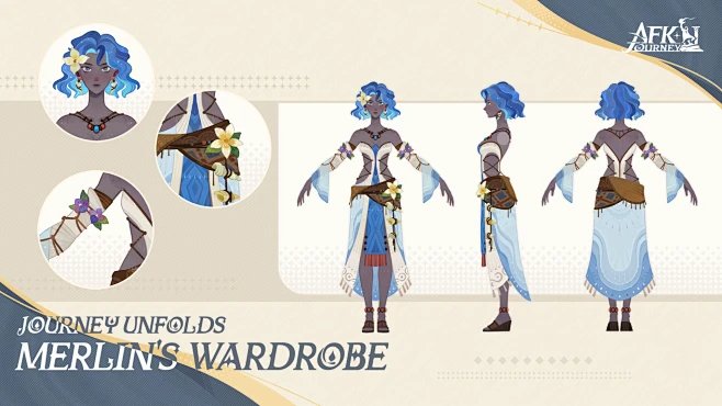 AFK Journey: Merlin's wardrobe图片_剑与远征 服装参考图片素材-花瓣网