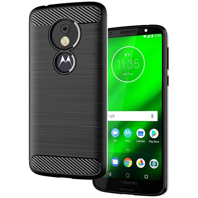 Carbon Fiber Case For Motorola One Action Edge 30 Ultra X30 S30 Moto E4 ...